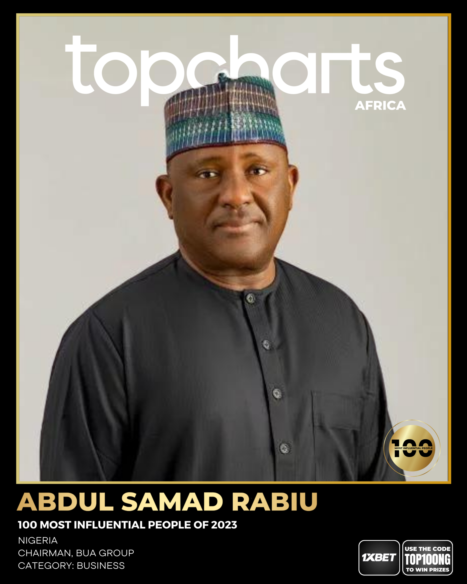 100 MOST INFLUENTIAL PEOPLE OF 2023 - Top Charts Africa