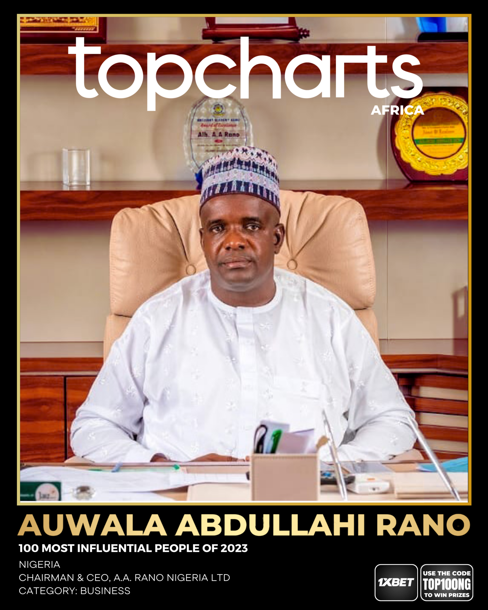 100 MOST INFLUENTIAL PEOPLE OF 2023 - Top Charts Africa